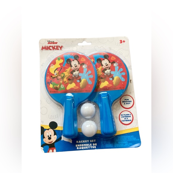 Disney | Toys | Brand New Disney Mickey Mouse Kids Racket Ping Pong Toy ...